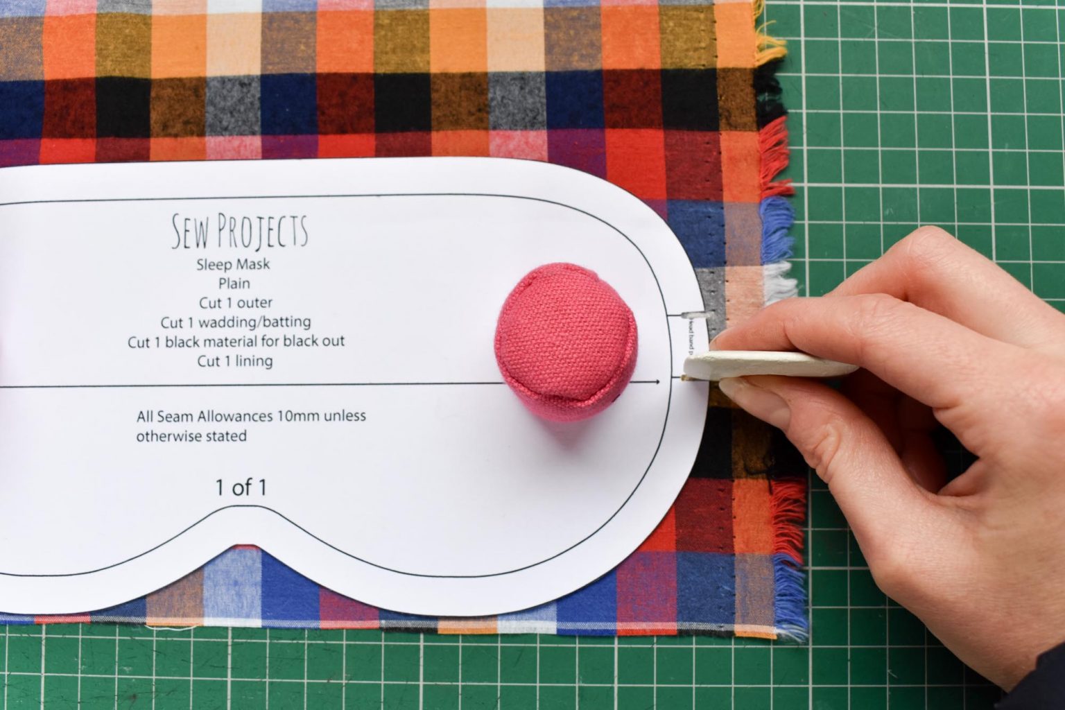 Sew a Quick and Easy Sleep Mask: Tutorial and Free Pattern - Sew Projects