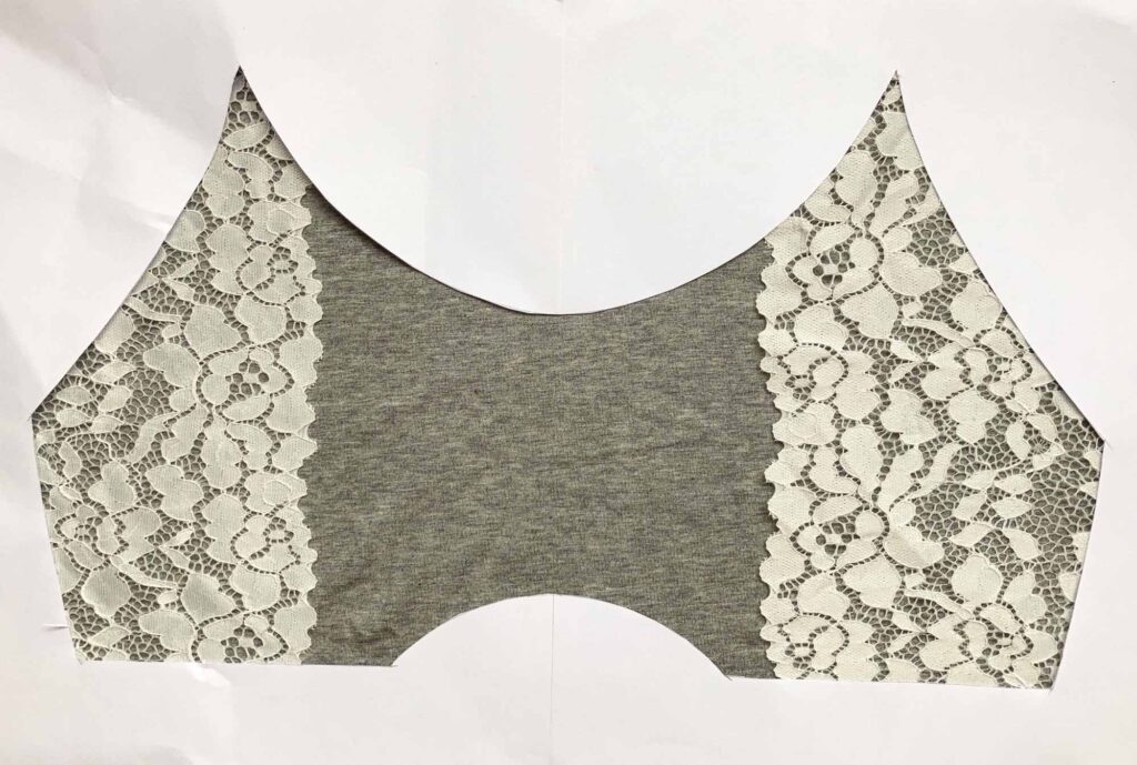 How to design your lace placement - The Barbary Bralette - Sew Projects