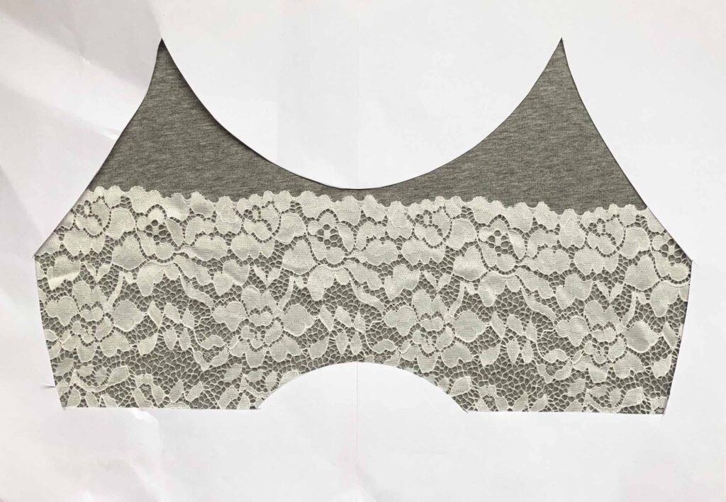 How to design your lace placement - The Barbary Bralette - Sew Projects