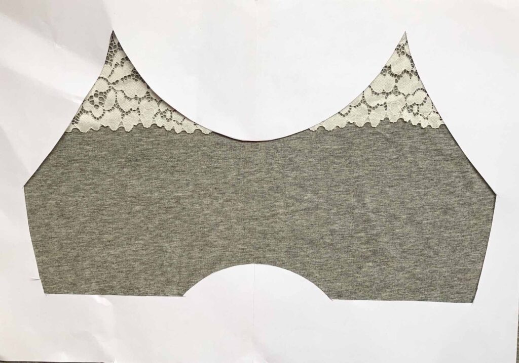 How to design your lace placement - The Barbary Bralette - Sew Projects